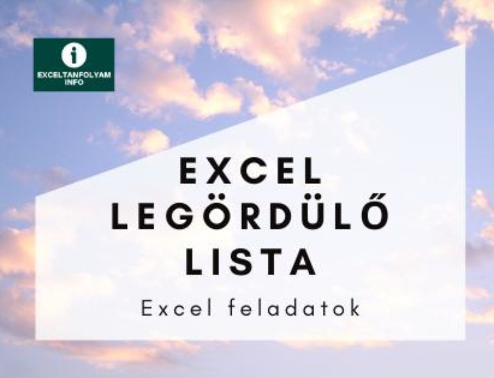 Pivot tábla készítése, szeletelő (Excel kimutatás) - Exceltanfolyam.info